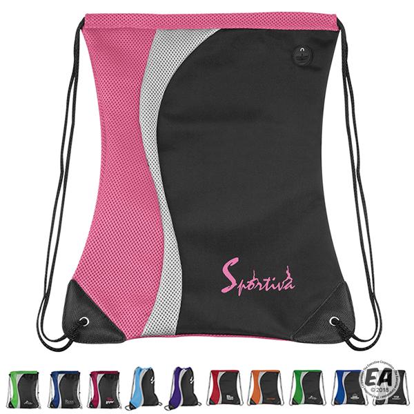 Promotional Color Splash Sport Pack | Customized Mesh Drawstring Bags ...