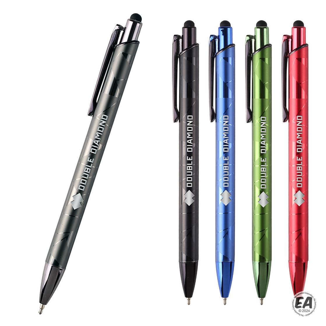 Promotional Gemini Gem Pen | Branded Metal Stylus Twist Pens | Custom ...