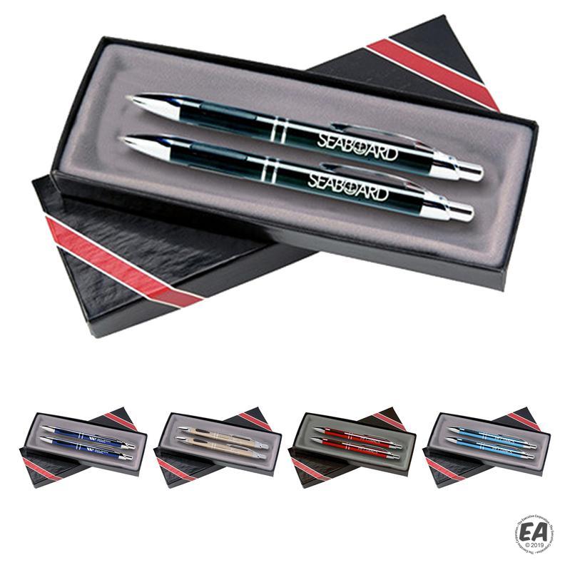 Customized Vienna Pen and Pencil Gift Set | Promotional Pen Gift Sets ...