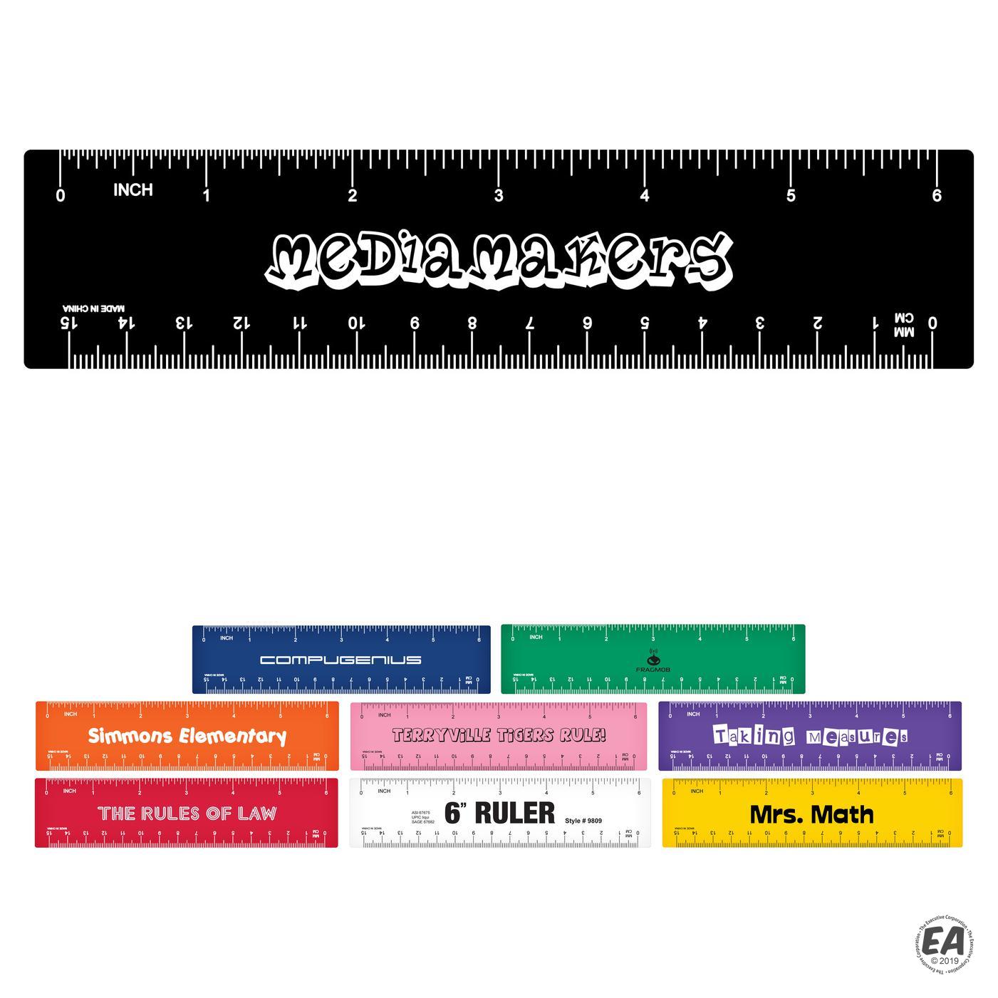 Promotional Liquimark 6 inch Ruler | Customized Rulers | Custom ...
