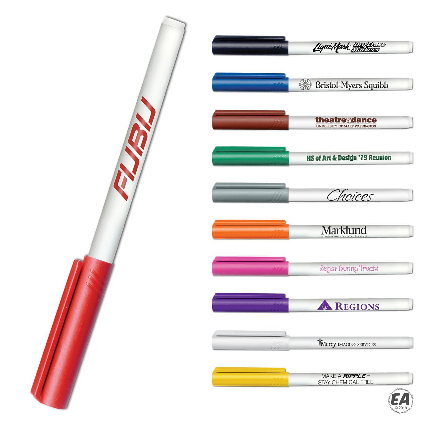 Promotional Liquimark Fine Point Dry Erase Markers | Customized Markers ...
