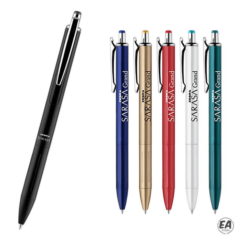 Promotional Zebra Sarasa Grand Brass Retractable Gel Pen | Custom ...
