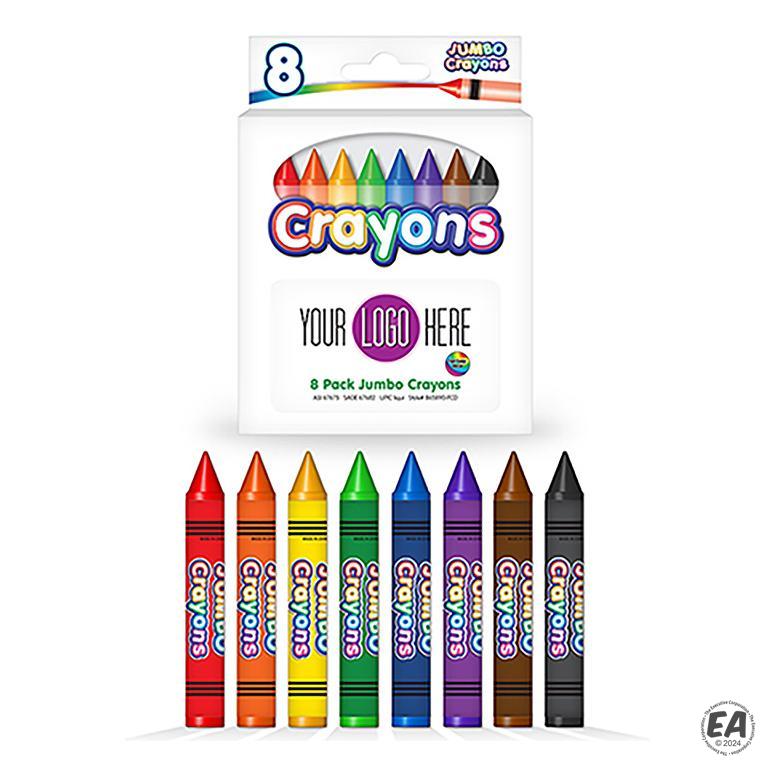 Promotional Jumbo Crayon Box (8-Pack) | Customized Crayons | Branded ...