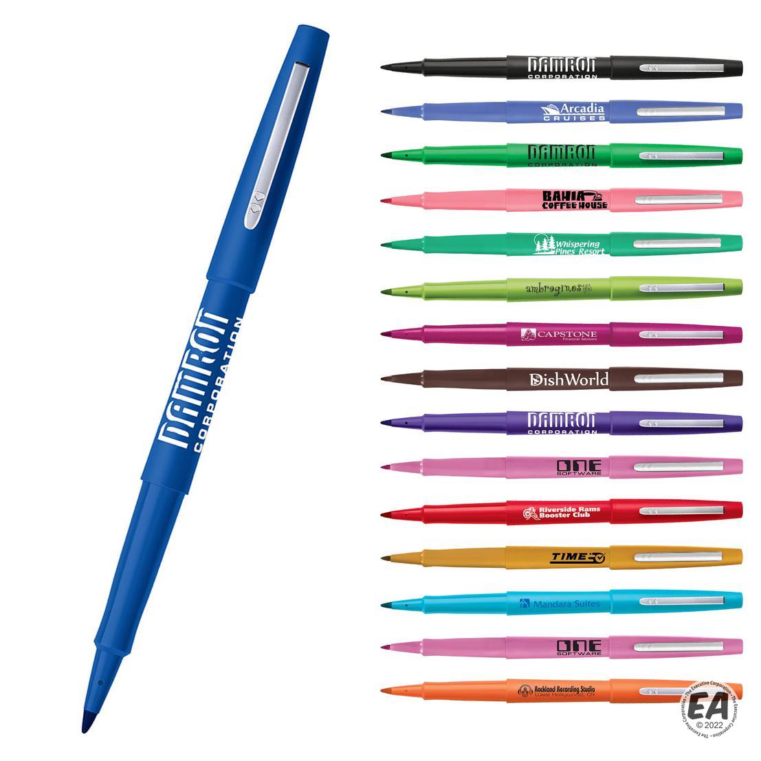 Customized Paper Mate Flair Felt Tip Pen | Promotional Rollerball Cap ...