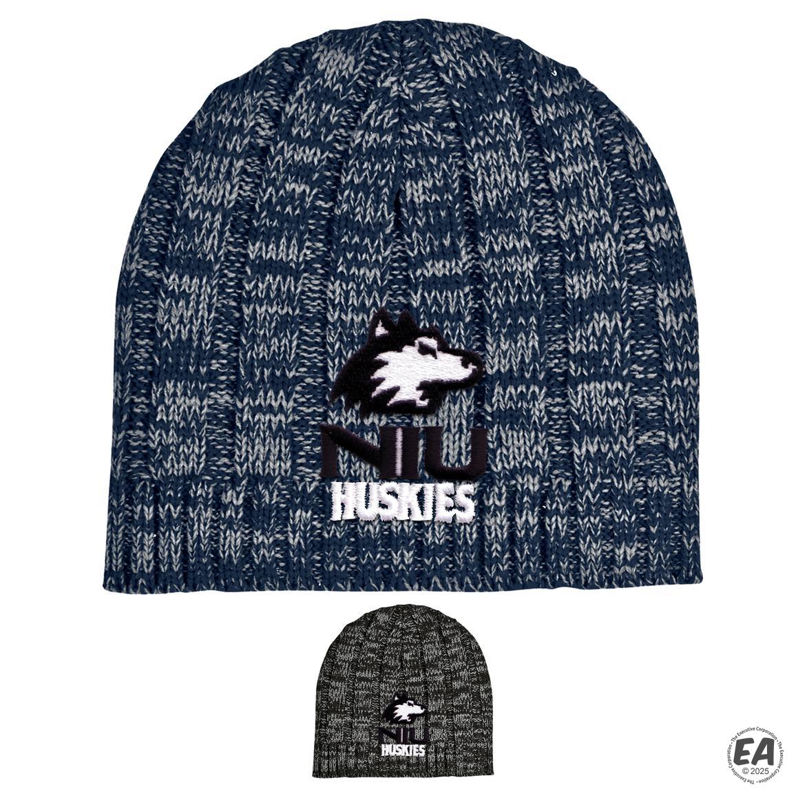 Customized Knit Heathered Beanie Cap | Custom Beanies | Promotional ...