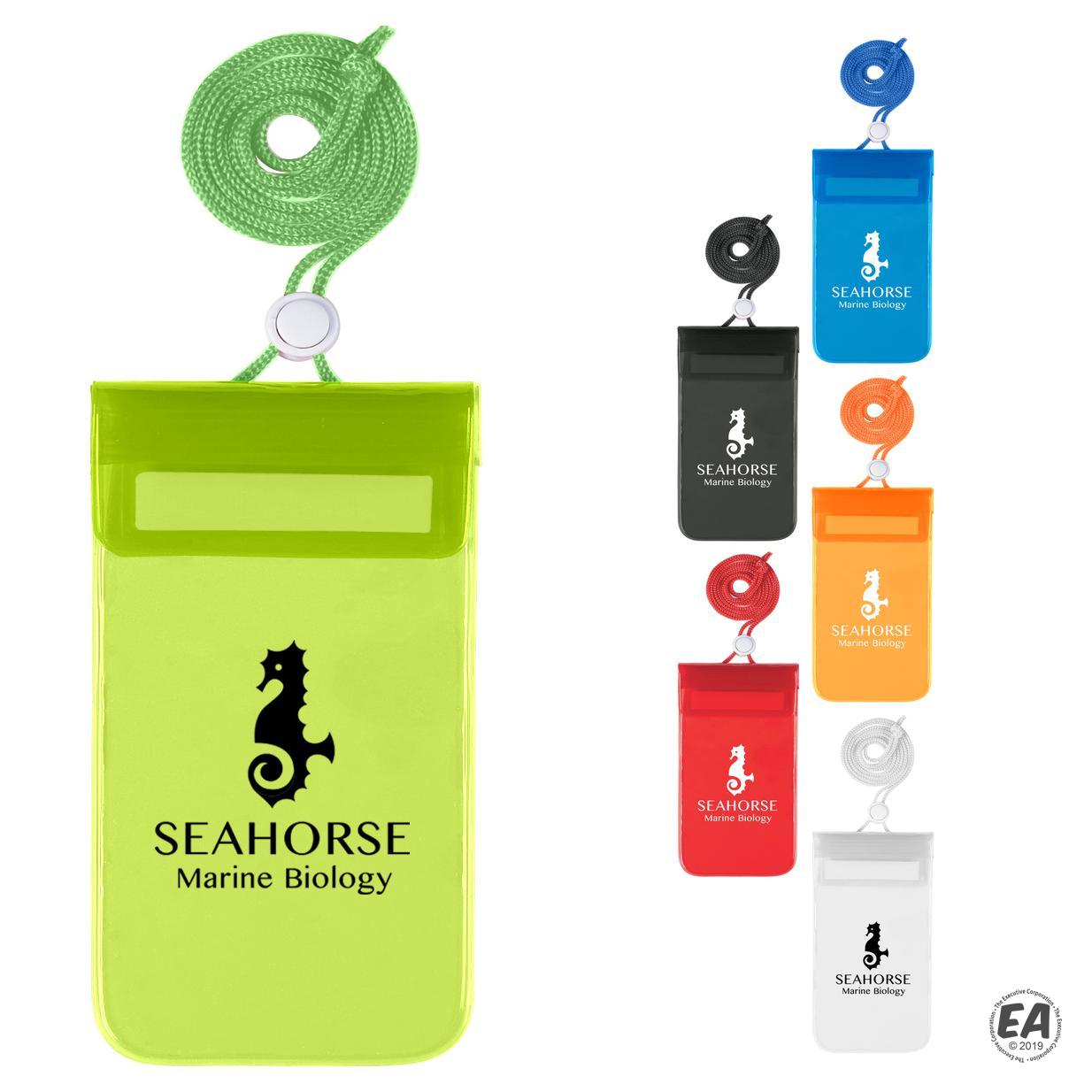 Custom Waterproof Pouch With Neck Cord | Promotional Cell Phone Cases ...