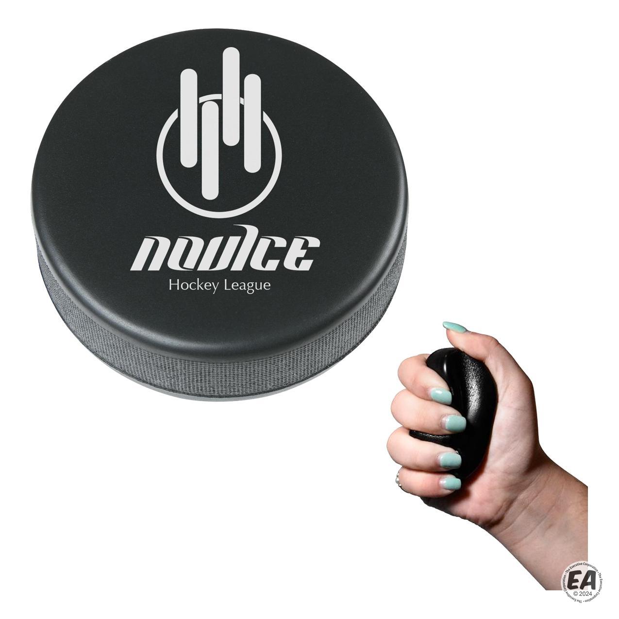 Promotional Hockey Puck Shape Stress Reliever | Customized Stress ...