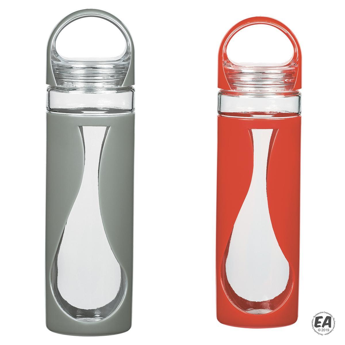 Customized 17 oz. Glass Teardrop Bottle | Promotional Water Bottles ...