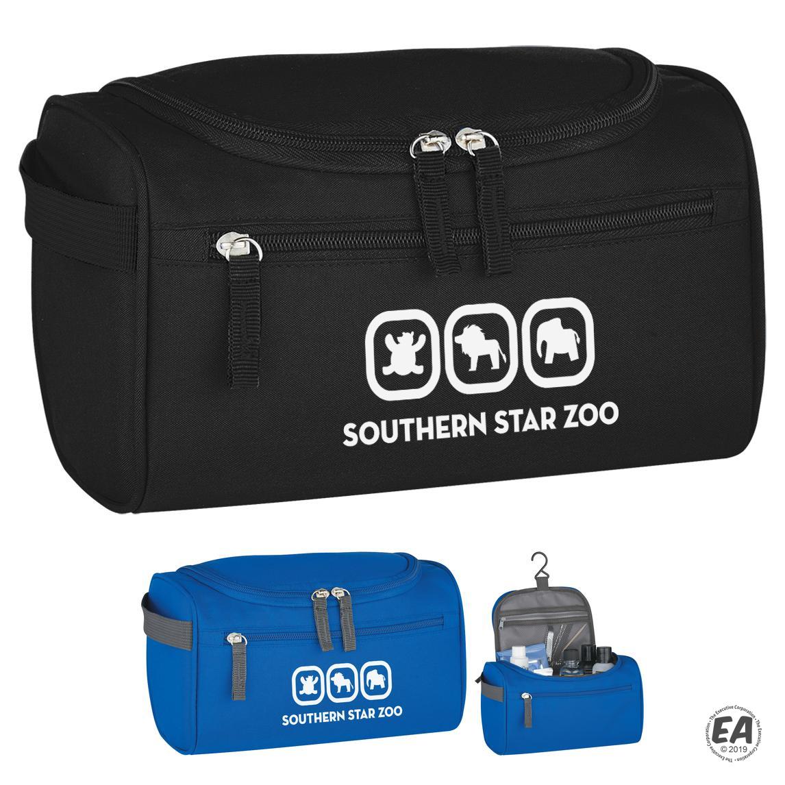 Branded Deluxe Travel Toiletry Bag | Customized Toiletry Bags ...