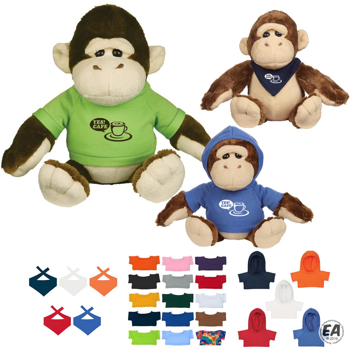 Customized 6-inch Goofy Gorilla | Promotional Stuffed Animals | Custom ...