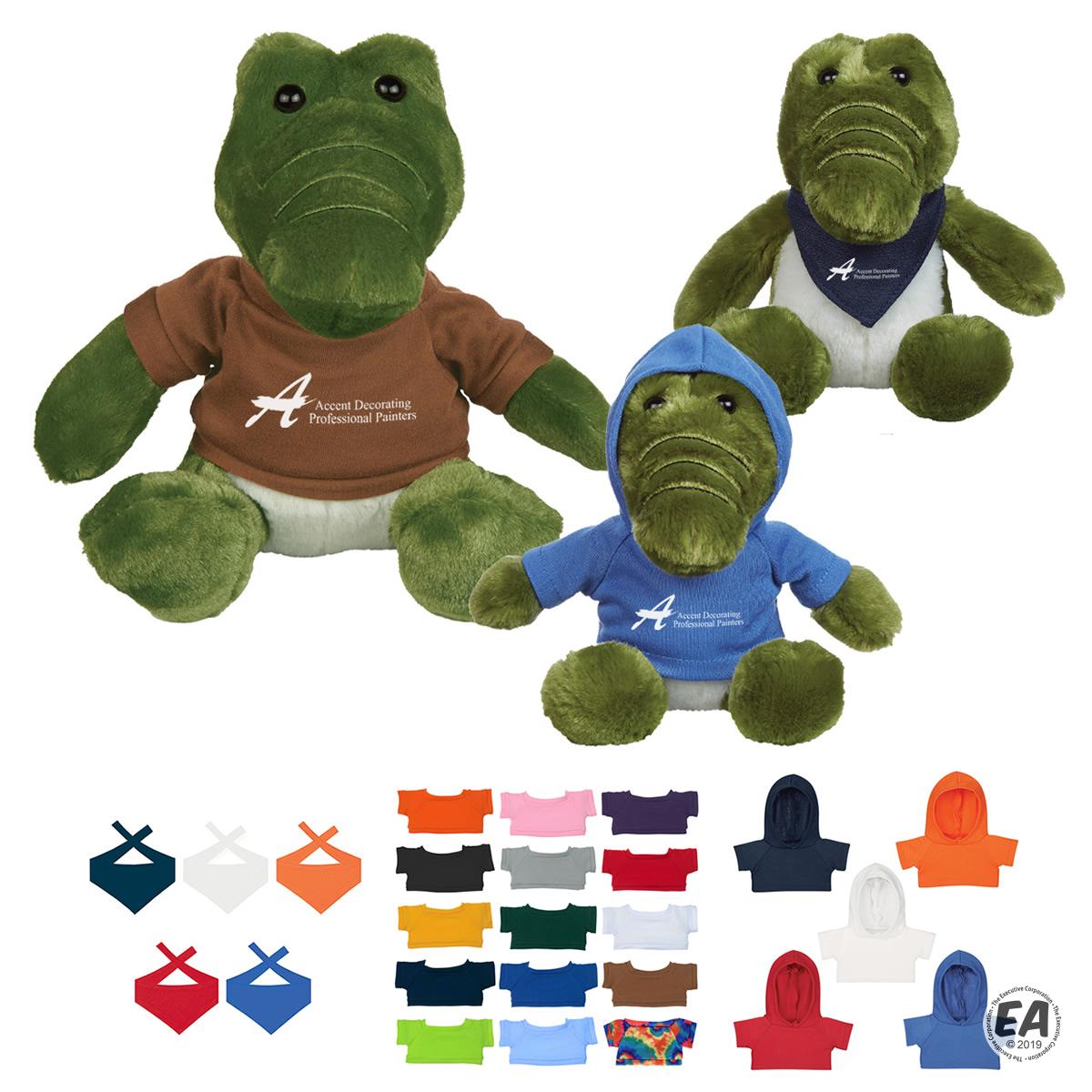 Customized 6-inch Allie Gator Stuffed Animal | Promotional Stuffed ...