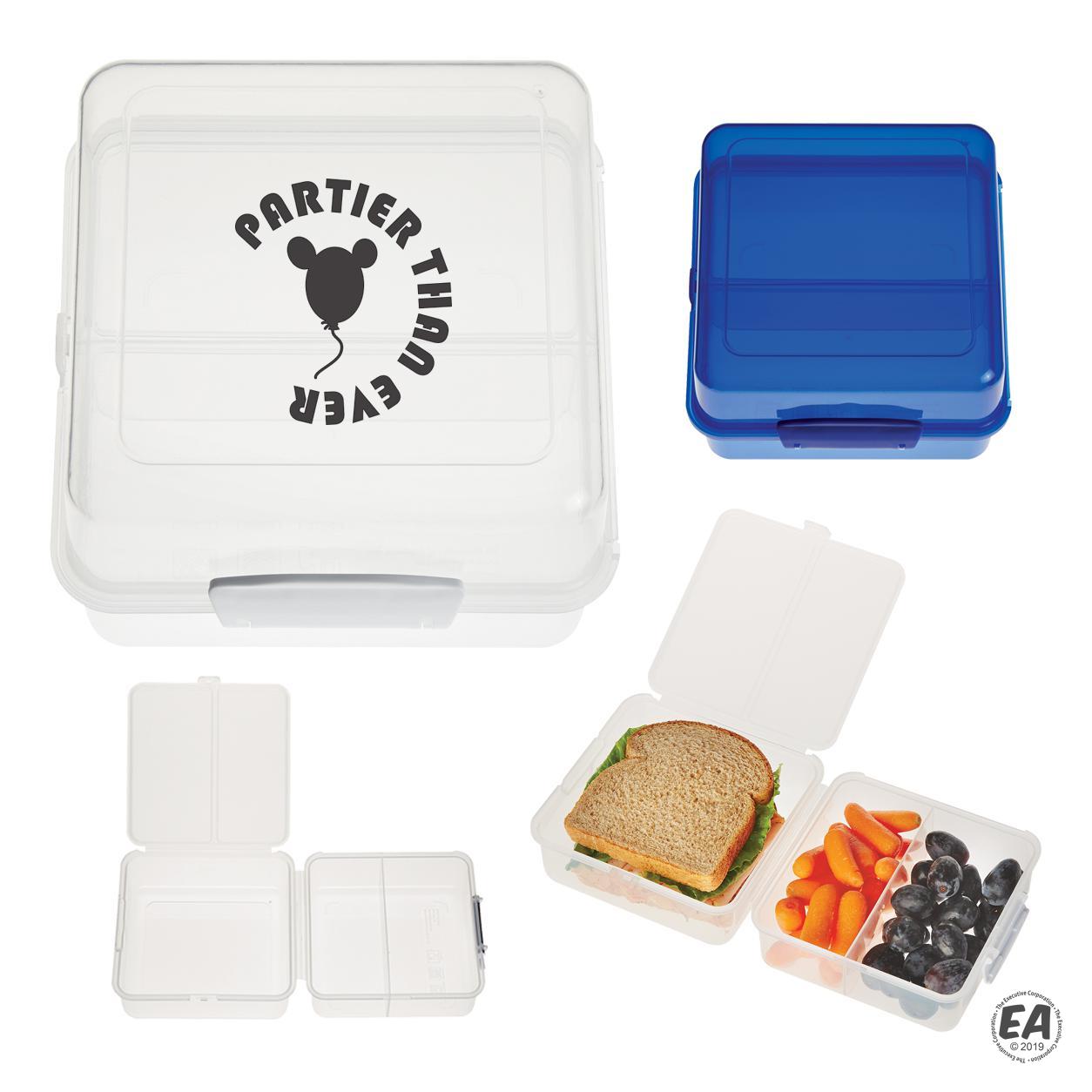 Promotional Split-Level Lunch Container | Customized Food Containers ...