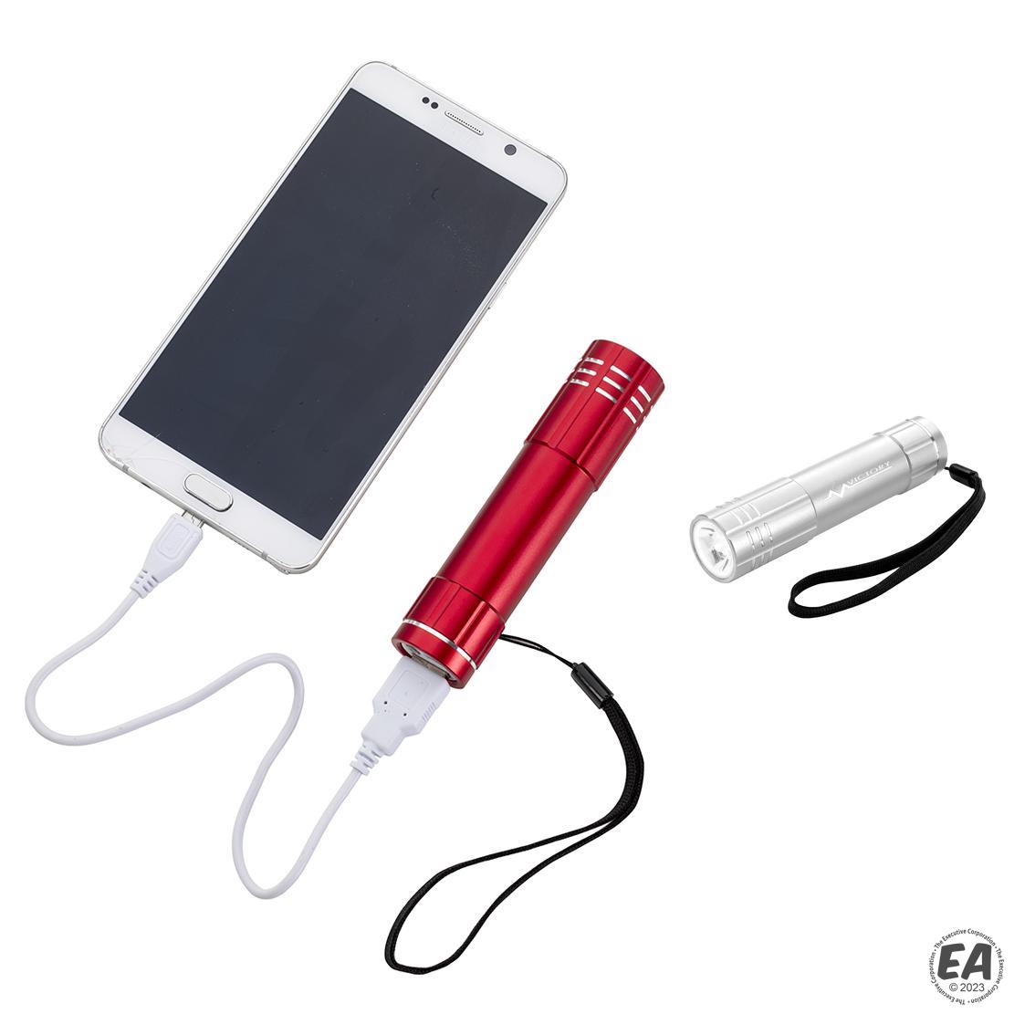 Customized UL Listed Flashlight Power Bank | Promotional Power Banks ...