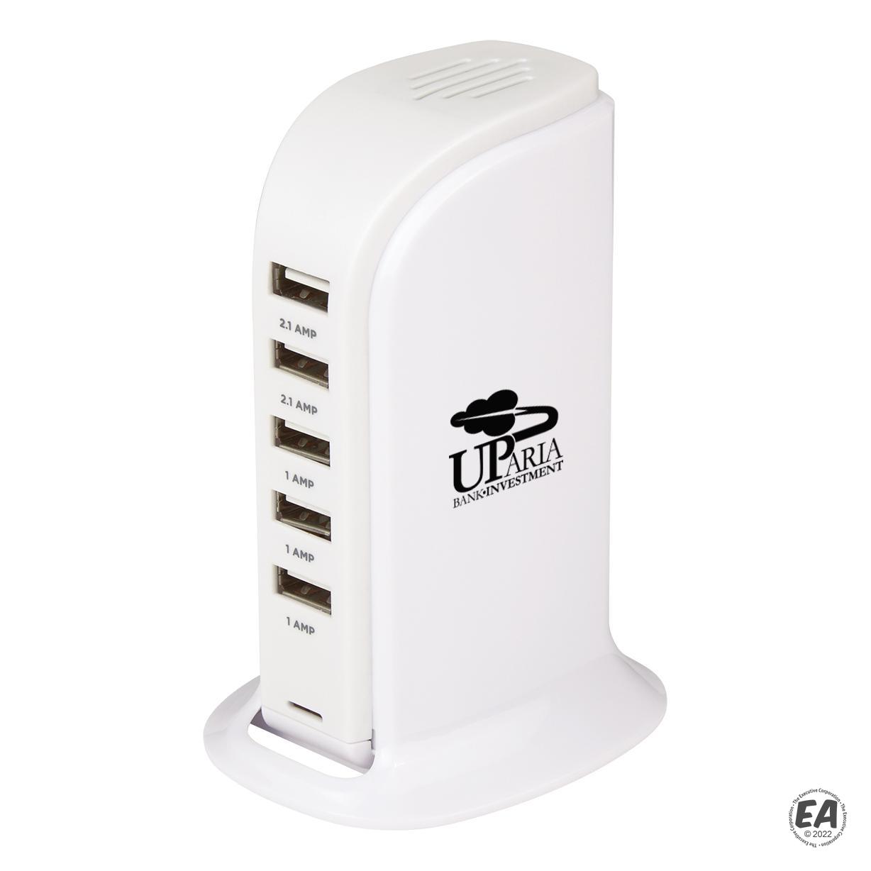 Customized 5-Port USB Hub Tower | Custom USB Hubs | Promotional 5-Port ...