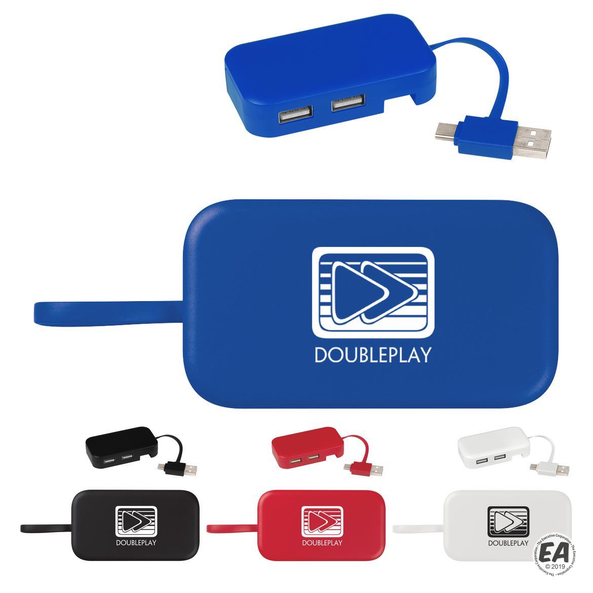 Customized Connector Cable USB Hub | Promotional USB Hubs | Branded ...