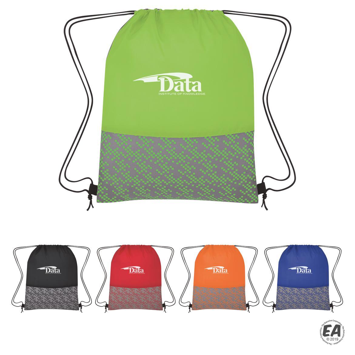 Promotional Bitmap Drawstring Backpack | Customized Drawstring Bags ...