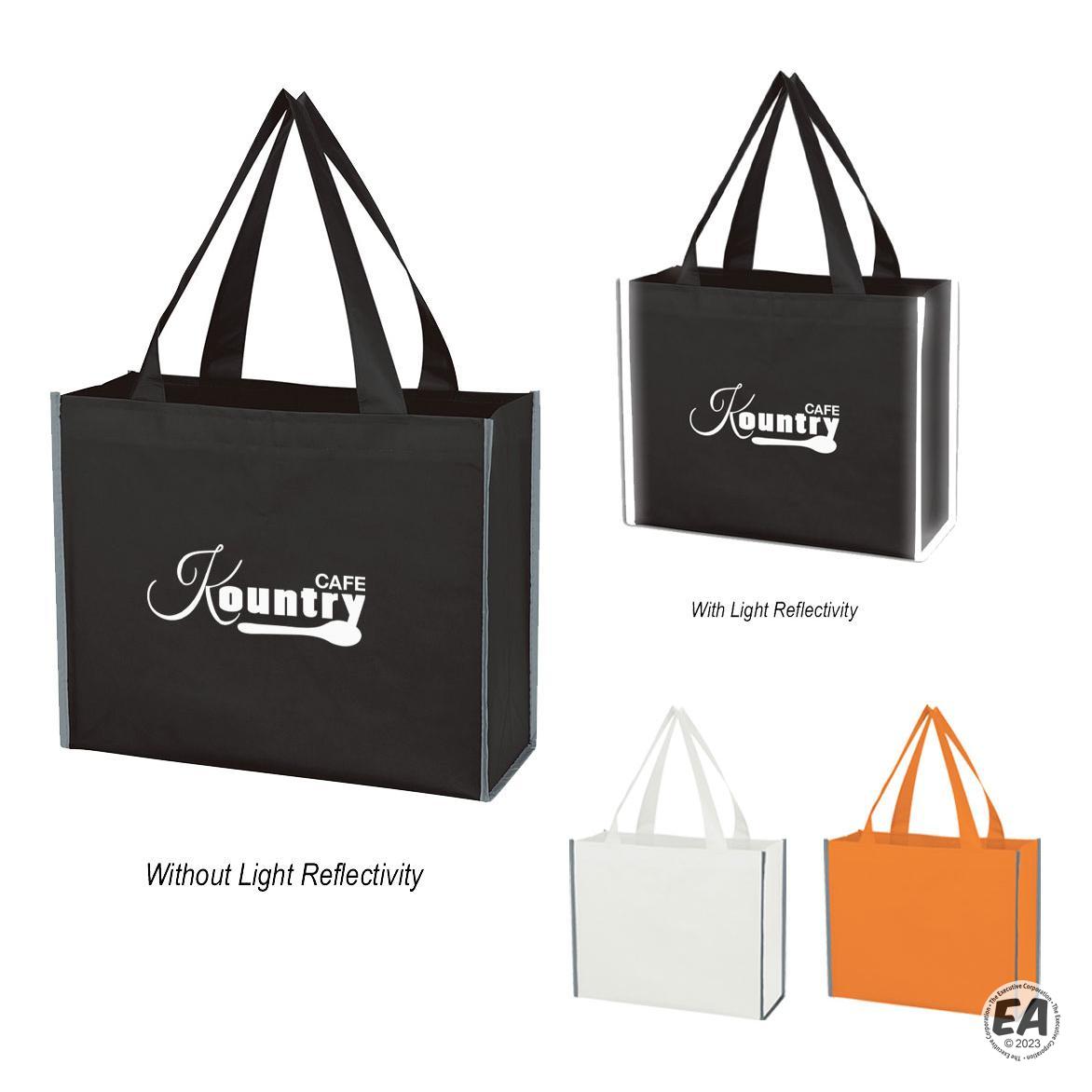 Branded Laminated Reflective Non-Woven Shopper Bag | Customized Tote ...