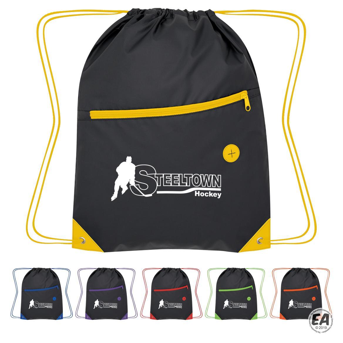 Customized Color Pop Drawstring Bag | Promotional Drawstring Bags ...