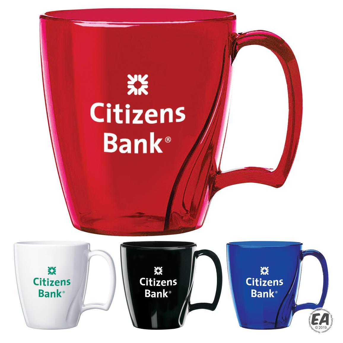 Promotional 14 oz. Arrondi Mug | Customized Plastic Cups | Branded 14 ...