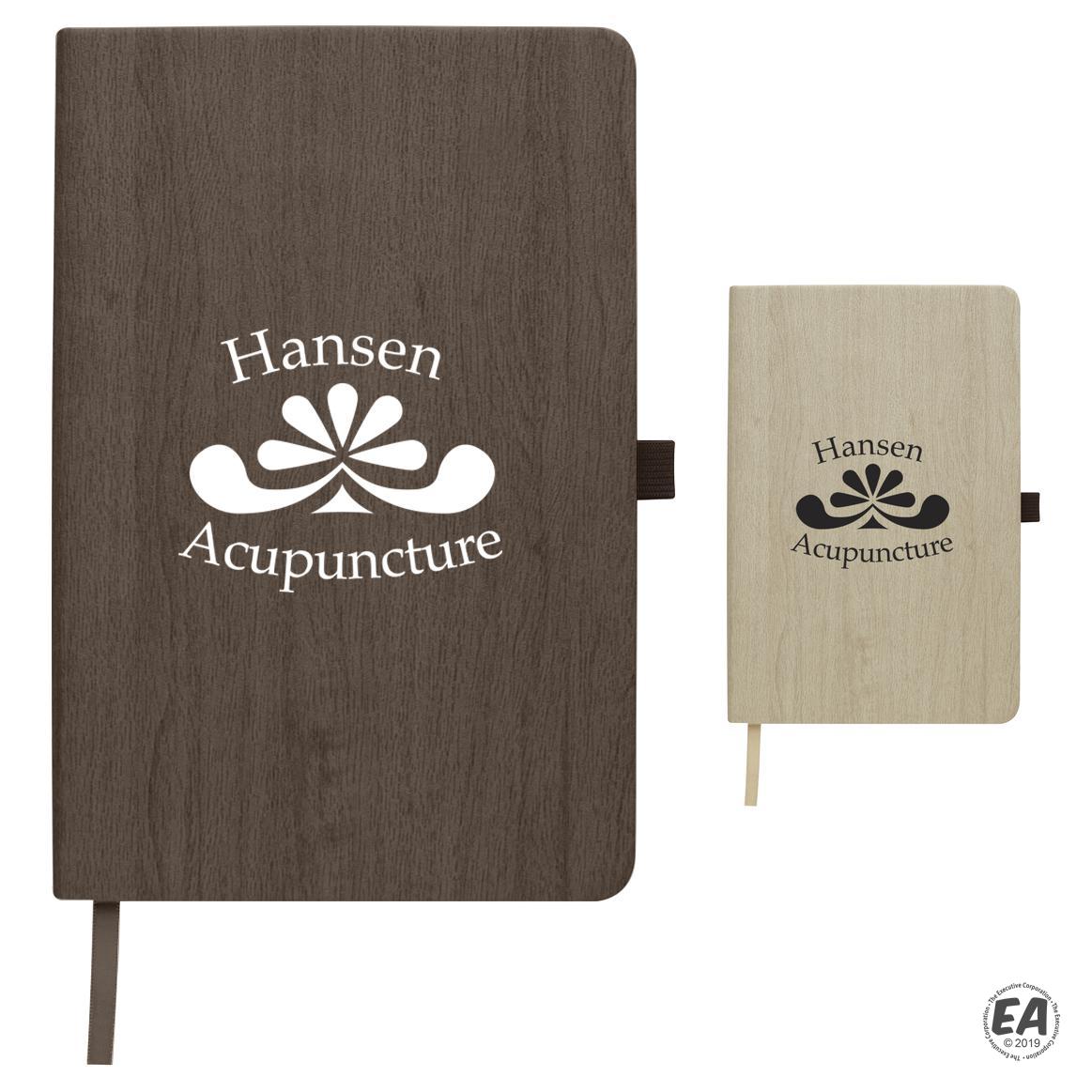 Custom 5x8 Woodgrain Look 5x8 Notebook | Customized Notebooks ...