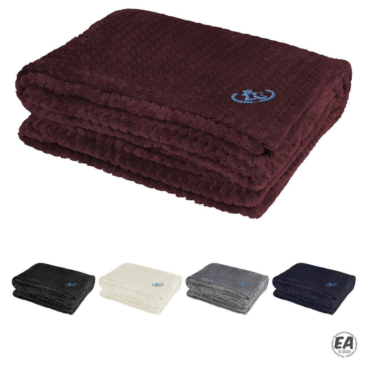 Promotional Cozy Plush 55x60 Blanket | Customized Blankets | Custom ...