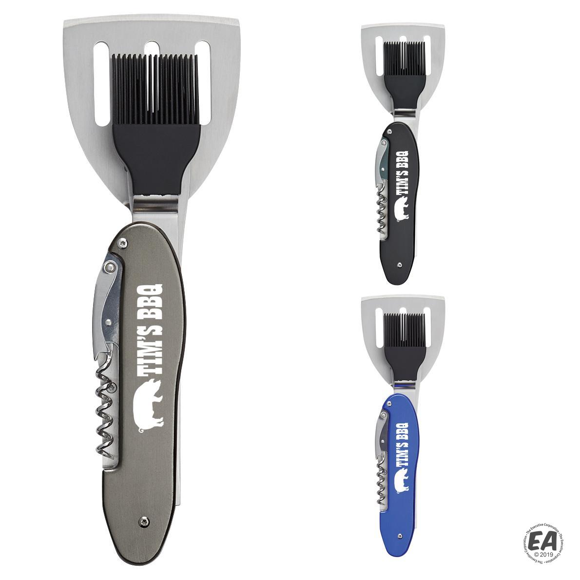 Branded 5-Piece BBQ Ninja Pocket Cooking Utensils | Promotional BBQ ...