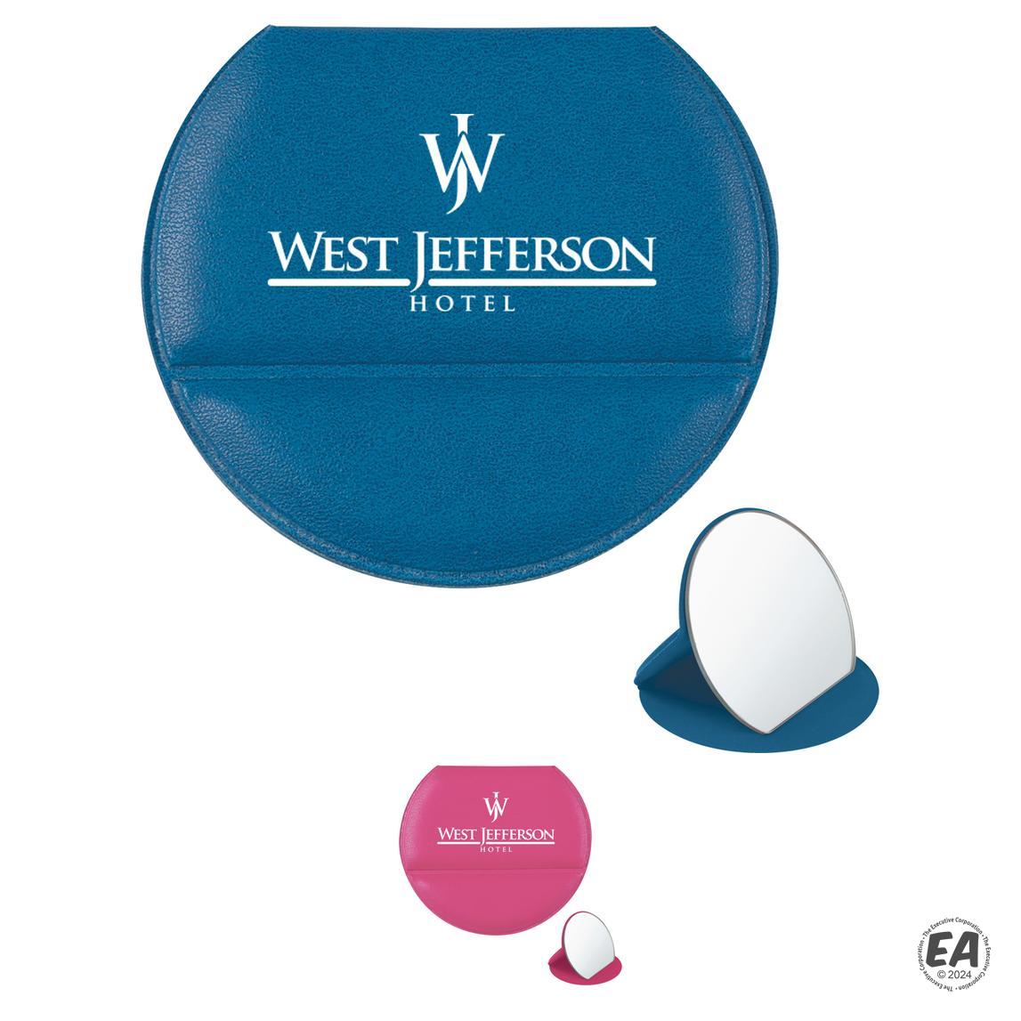 Promotional Compact Mirror with Stand | Customized Pocket Mirrors ...