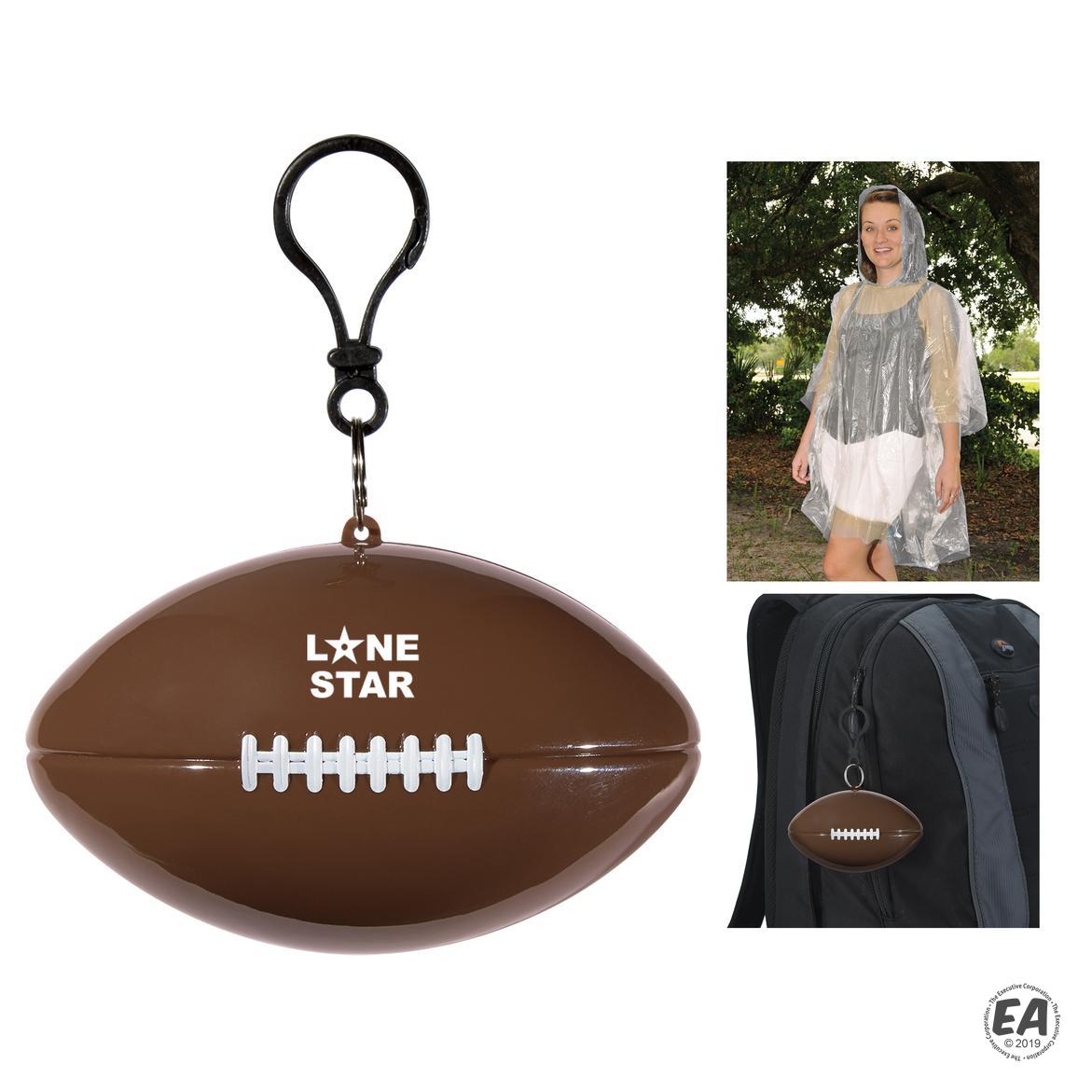 Promotional Football Fanatic Poncho Ball | Branded Ponchos | Customized ...