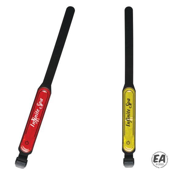 Customized LED Light Up Arm Band | Branded Safety Walking Lights ...