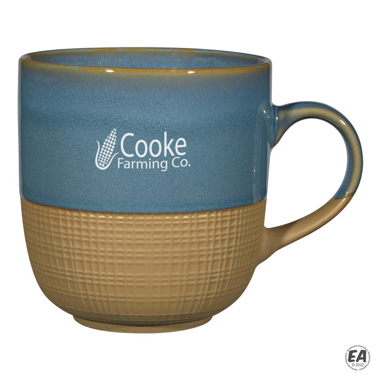 Custom 15 oz. Woven Accent Mug | Promotional Coffee Mugs | Customized ...