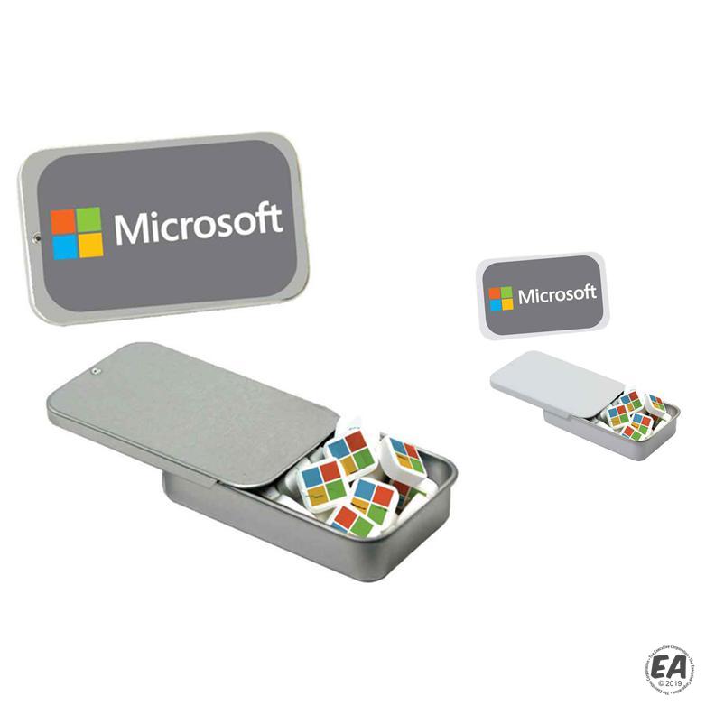 Customized Slider Tin with Printed Mints | Promotional Mints | Custom ...