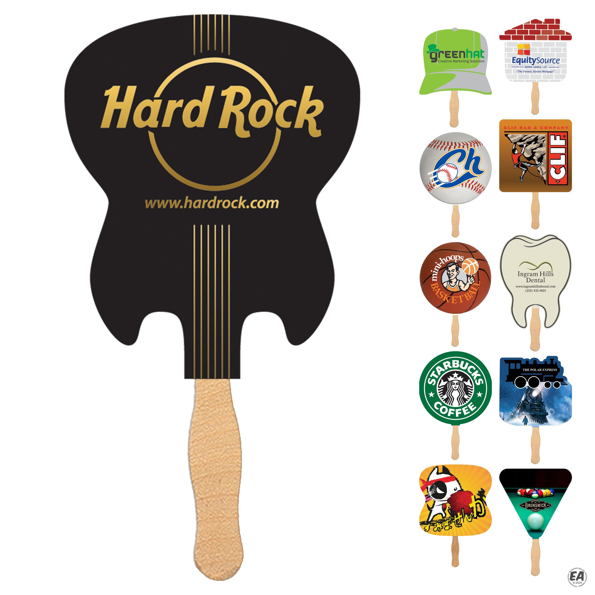 Branded Handheld Custom Shaped Fans | Customized Cooling Fans ...