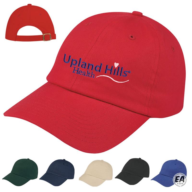 Customized Embroidered Brushed Cotton Twill Cap | Promotional Caps ...