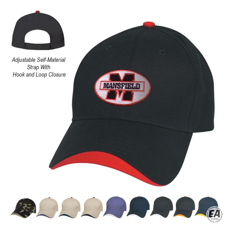 Promotional Embroidered Wave Sandwich Cap | Custom Caps | Customized ...