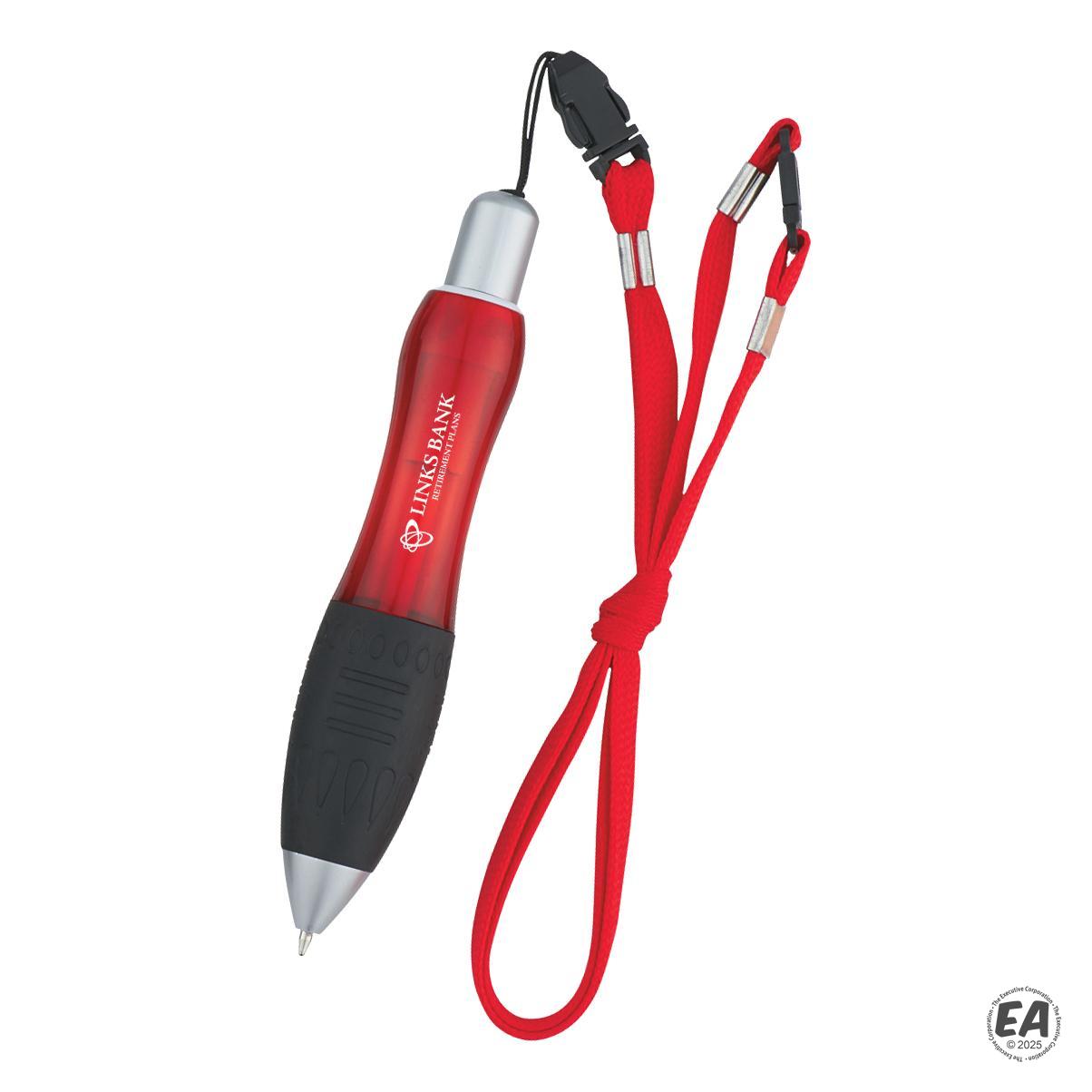 Promotional The Lido Neck Pen | Branded Lanyard Pens | Customized The ...