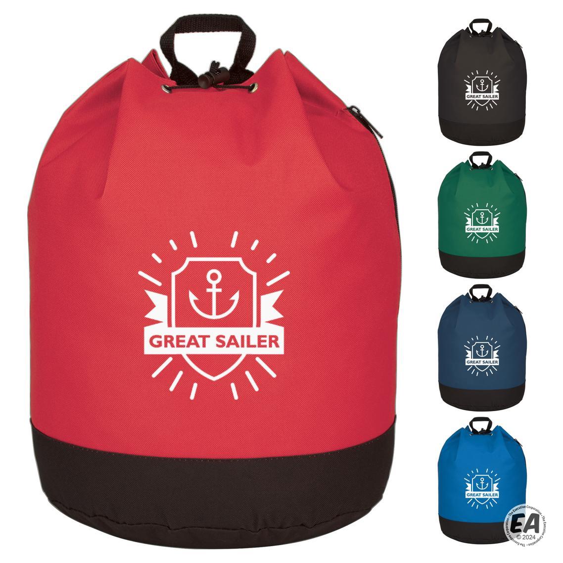 Promotional Bucket Drawstring Backpack 17x15x12 | Branded Drawstring ...