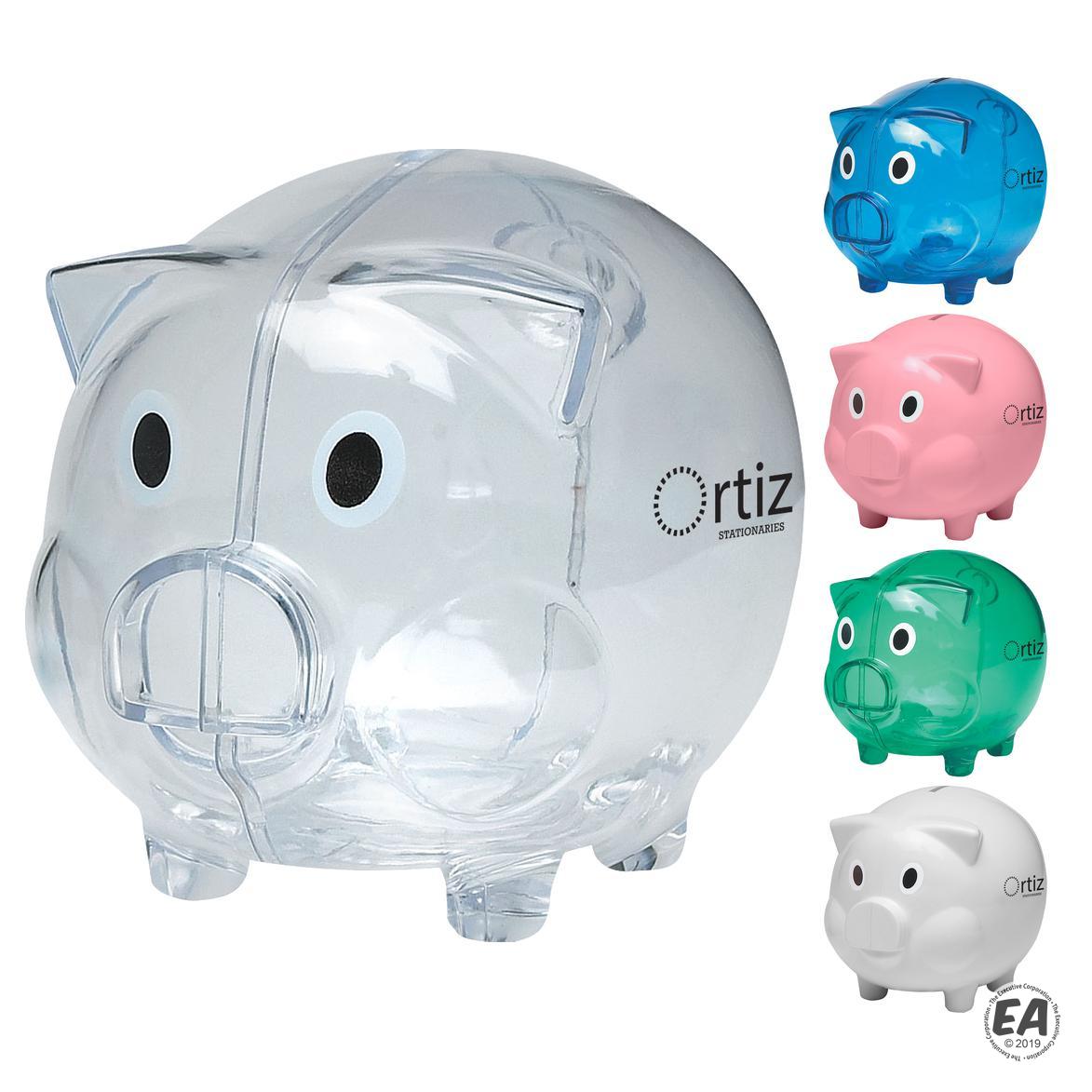Promotional Plastic Piggy Bank | Customized Coin Banks | Custom Plastic ...