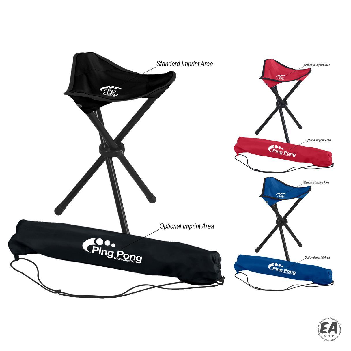 Customized Folding Tripod Stool with Carrying Bag | Promotional Folding ...