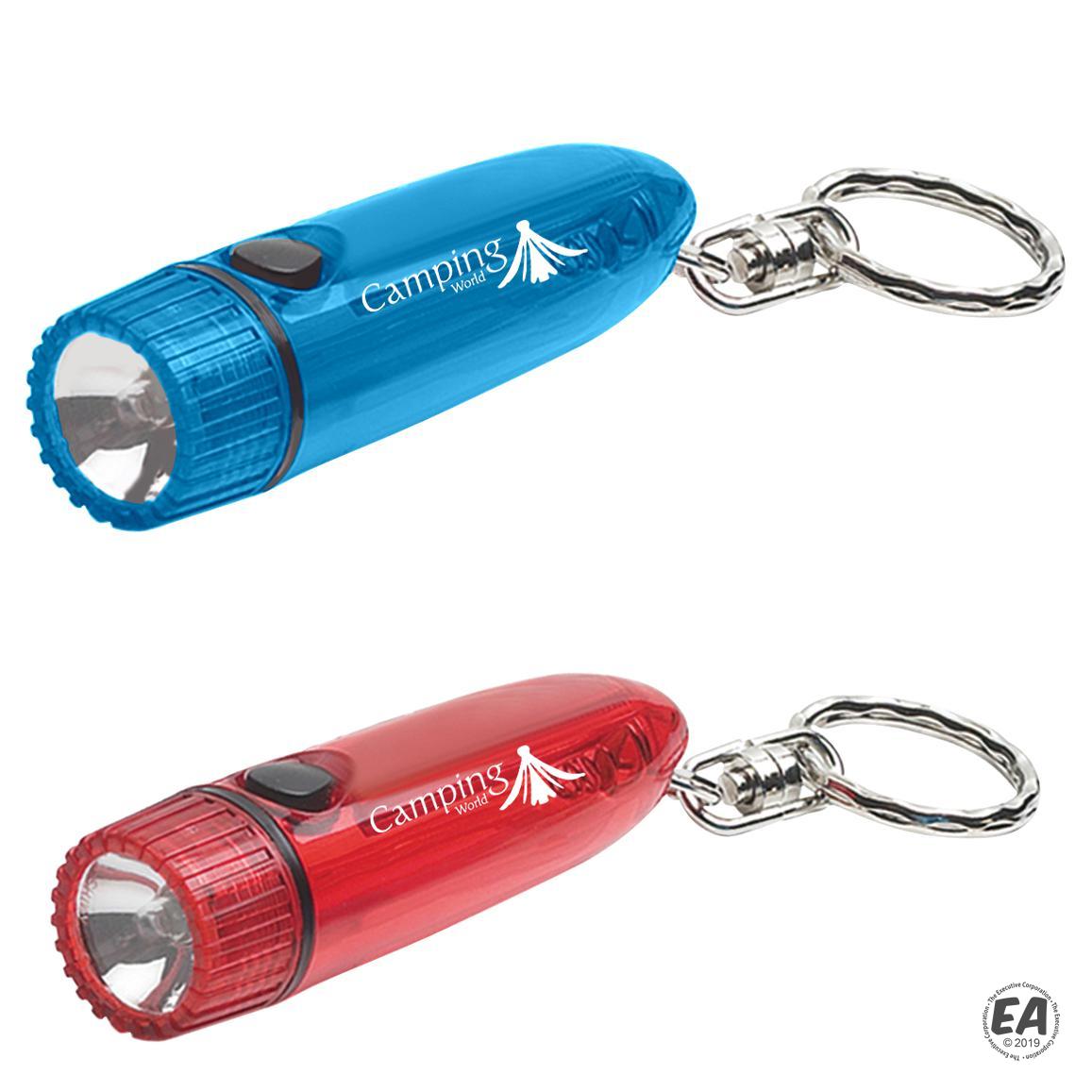 Branded Cylinder Flashlight Key Chain | Customized Flashlights ...