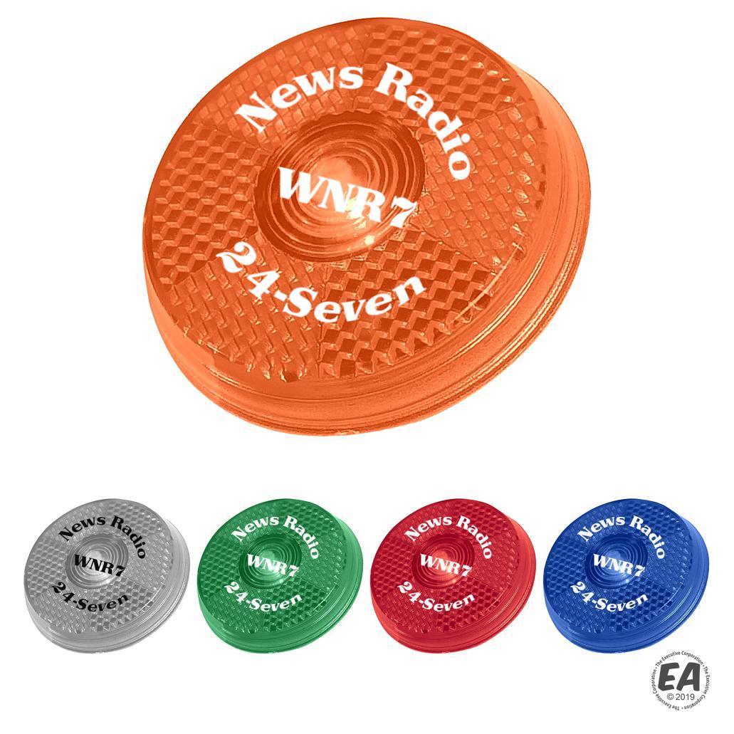 Customized Round Blinking Light with Back Clip | Promotional Safety ...