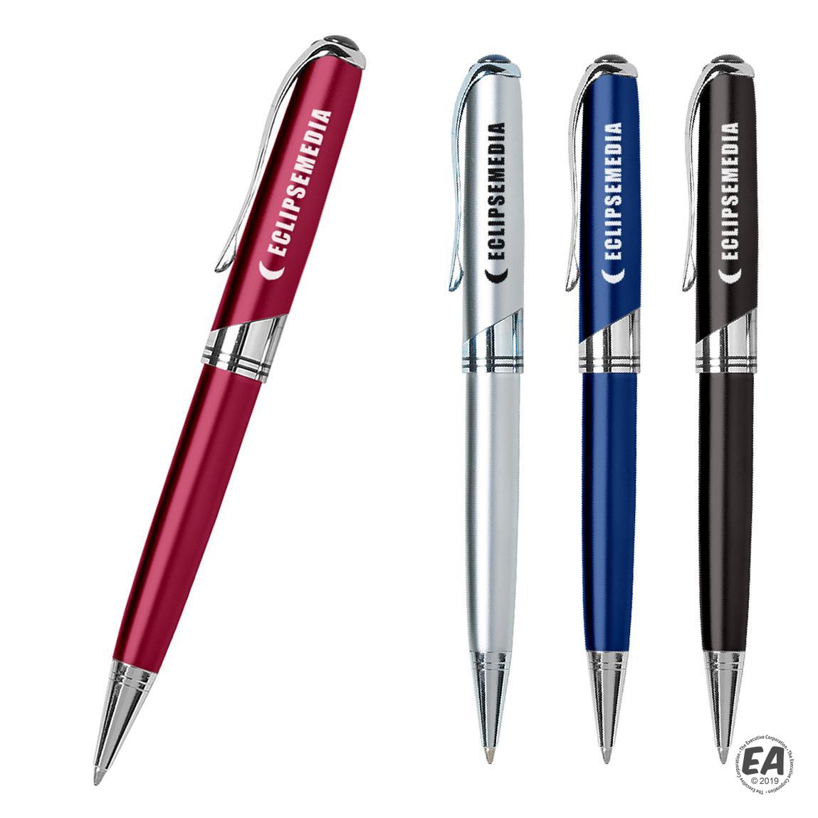 Branded Executive Laser Engraved Twist Pen | Customized Aluminum Pens ...