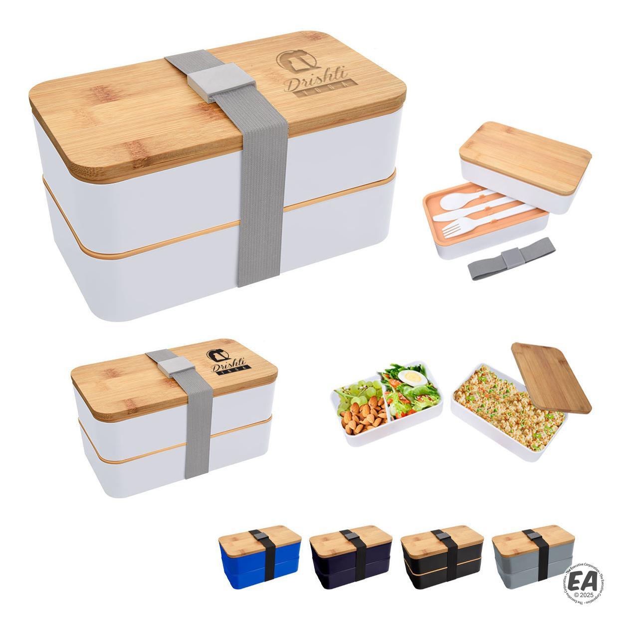 Promotional Stackable Bento Lunch Set | Custom Food Containers ...