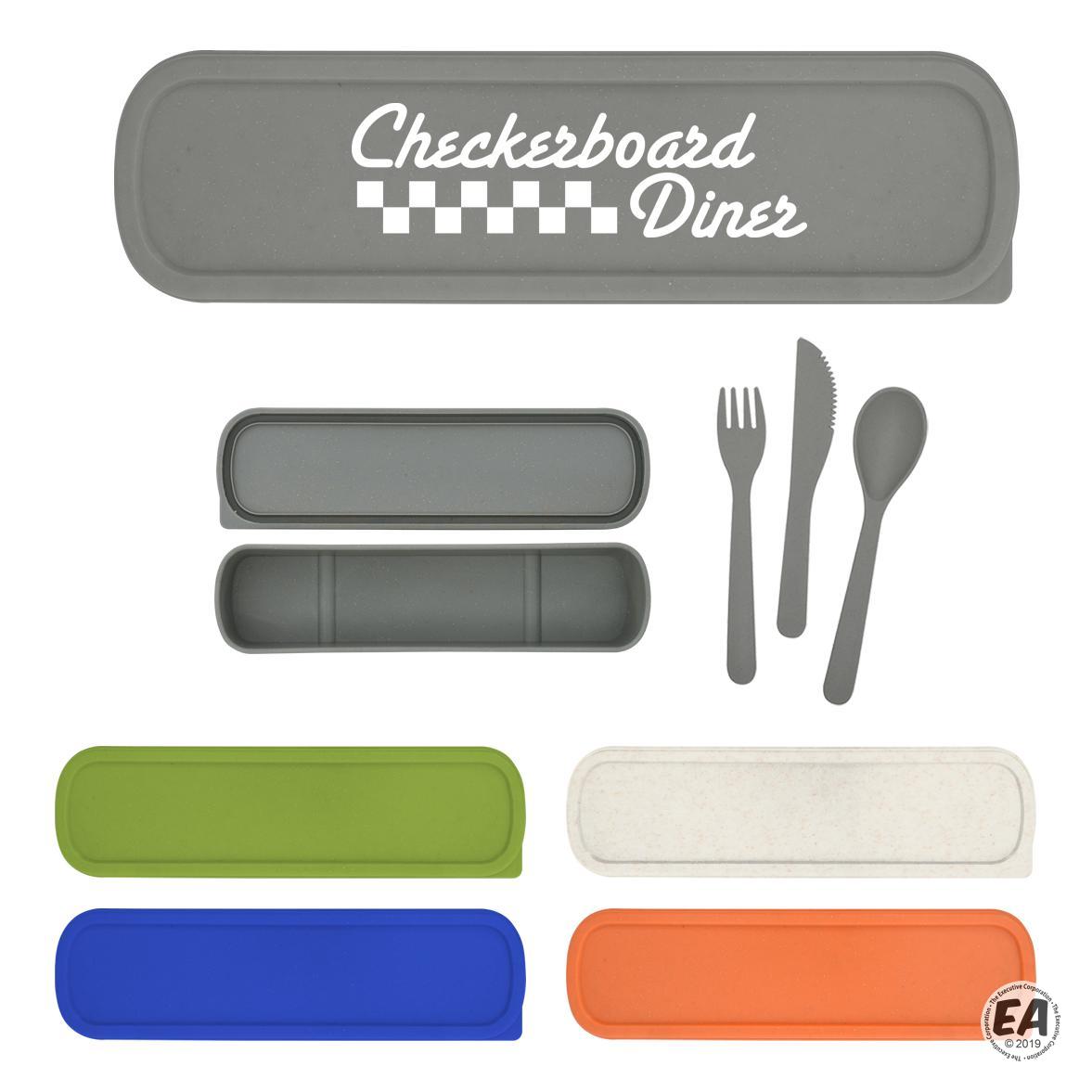 Customized Wheat Utensil Set | Promotional Utensils | Custom Wheat ...