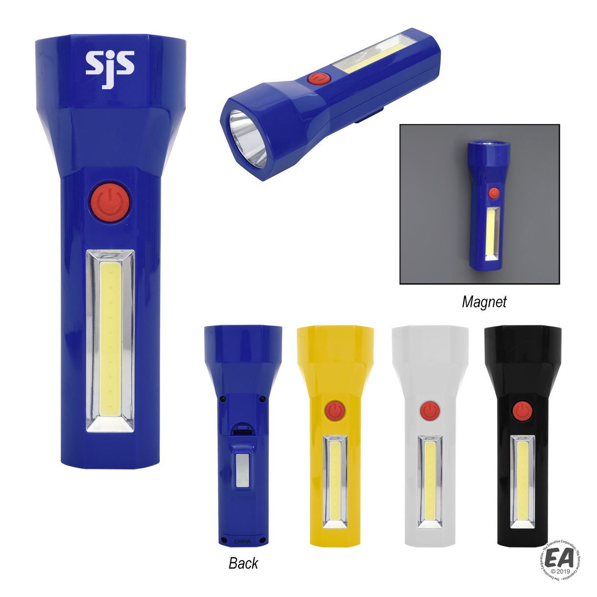 Custom LED Magnetic Flashlight | Branded LED Flashlights | Customized ...