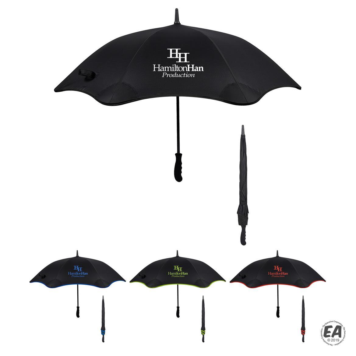 Customized 46 Arc Scalloped Edge Umbrella | Branded Umbrellas | Custom ...
