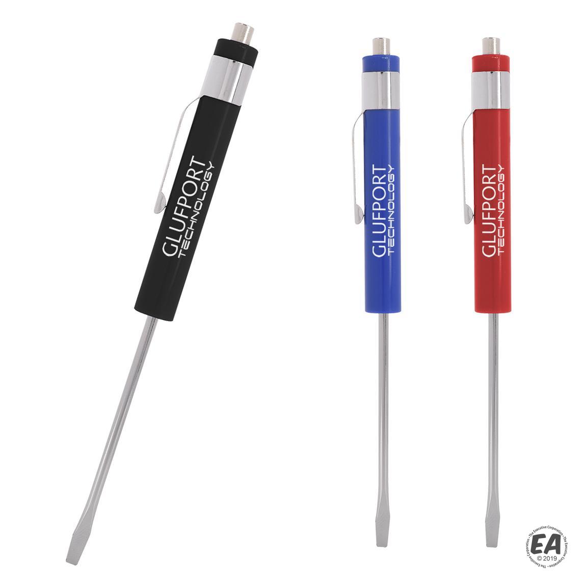 Custom Slim Magnetic Flat Head Screwdriver | Promotional Screwdrivers ...