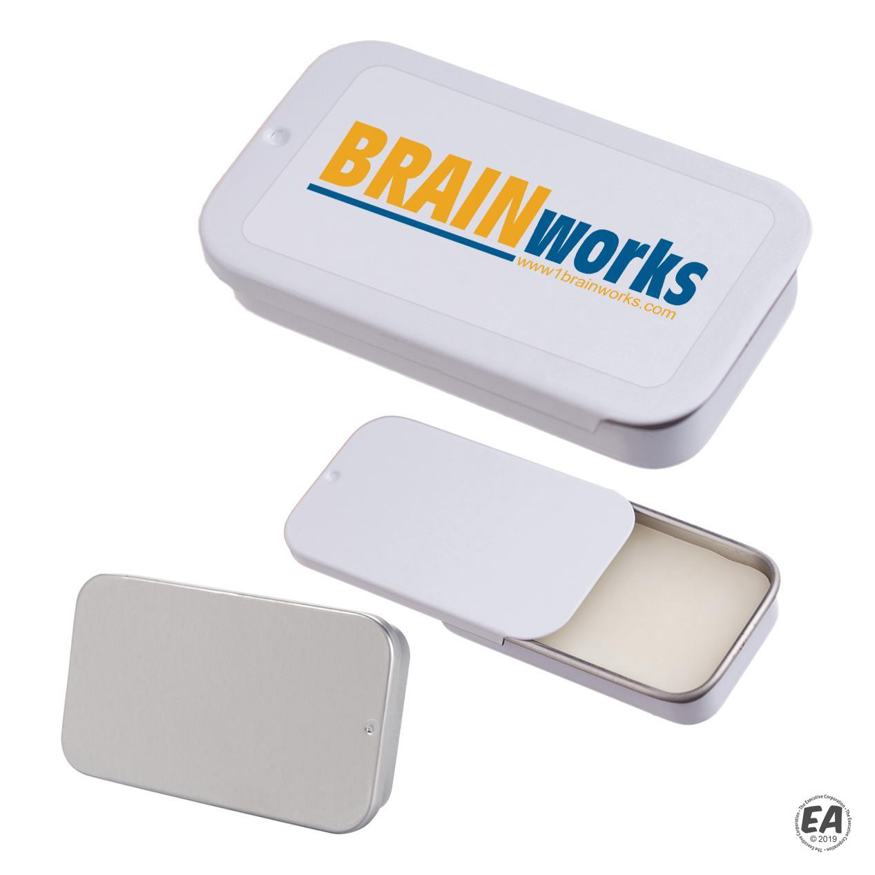 Promotional Lip Moisturizer Slider Tin | Customized Lip Balms | Custom ...
