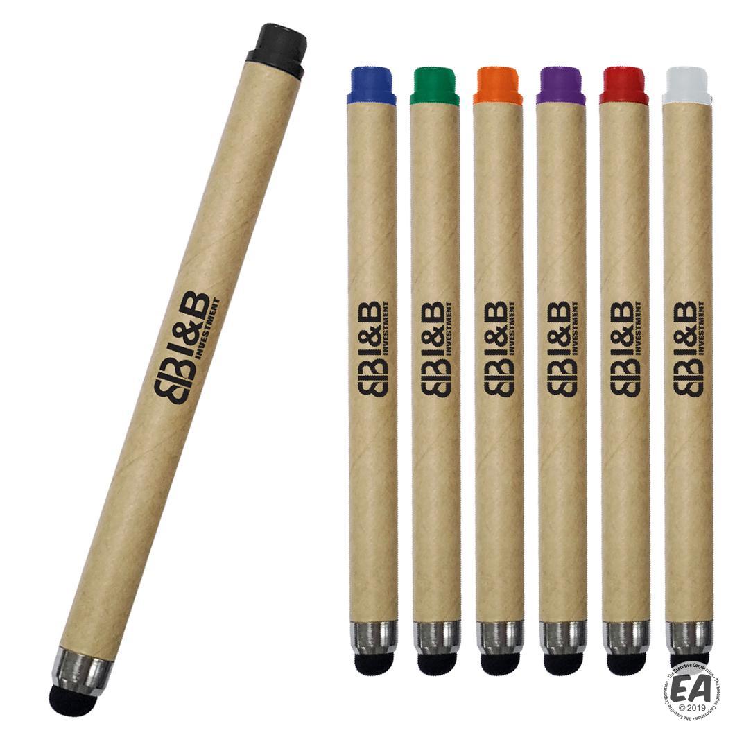 Promotional Eco Paper Barrel Stylus | Customized Novelty Pens | Custom ...