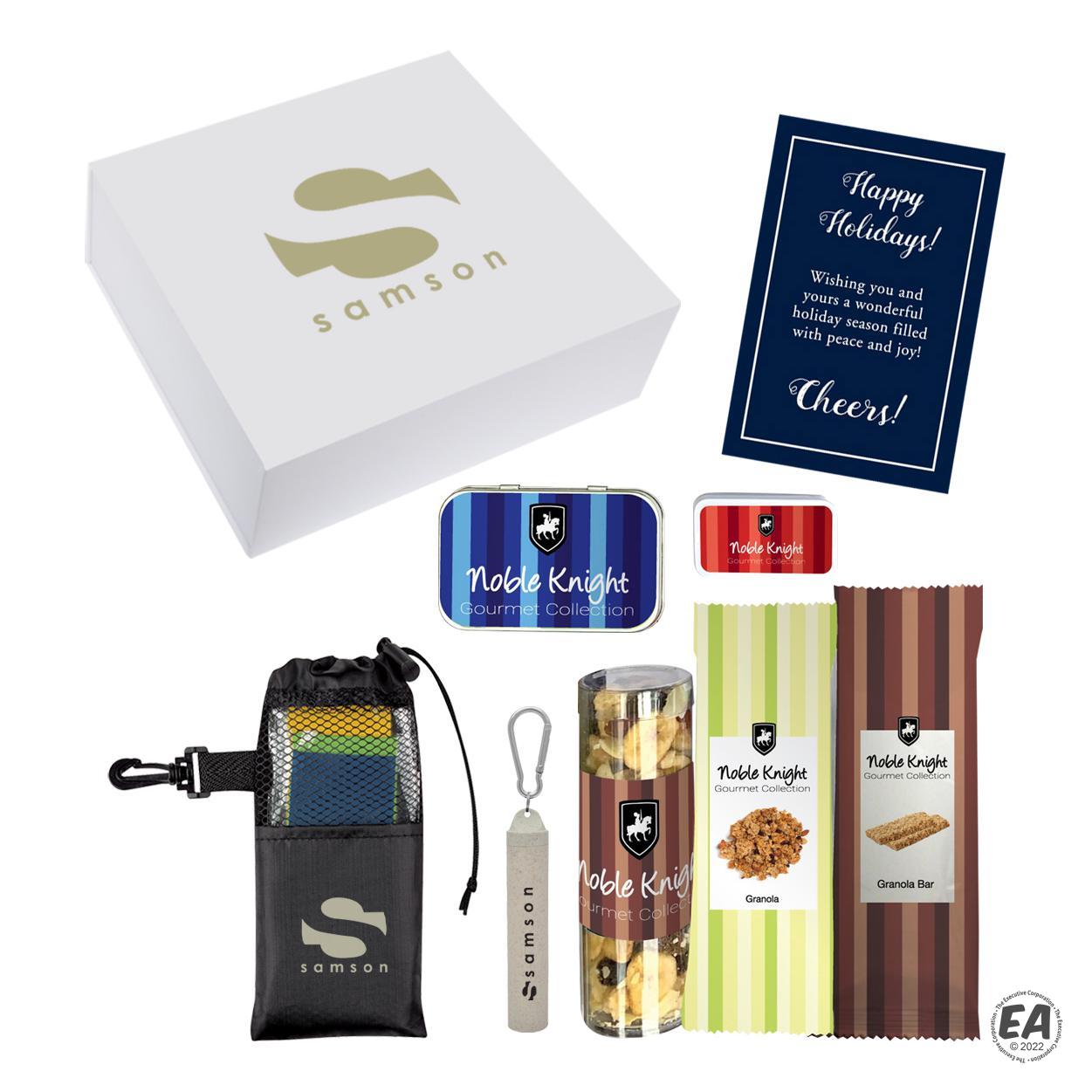 Customized Healthy Living Snacks Kit | Promotional Food Gift Sets ...