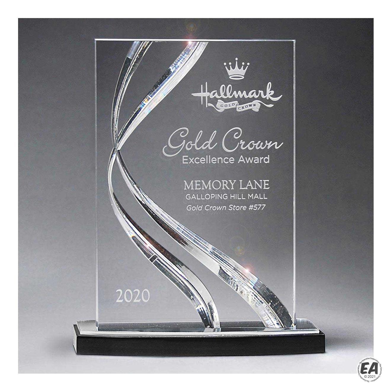 Promotional Small Clear Award | Customized Desktop Awards | Branded ...